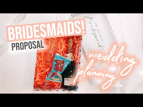 Bridesmaid Proposal Boxes & Wedding Updates!