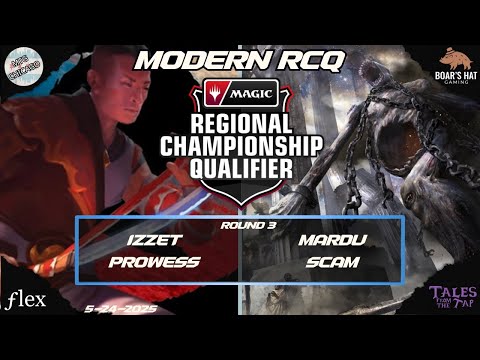 Izzet Prowess VS Mardu Scam   [Round 3 RCQ Modern]