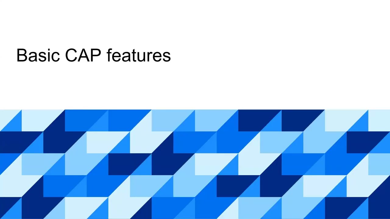 Overview of Full stack application development & the SAP Cloud Application Programming Model CAPM