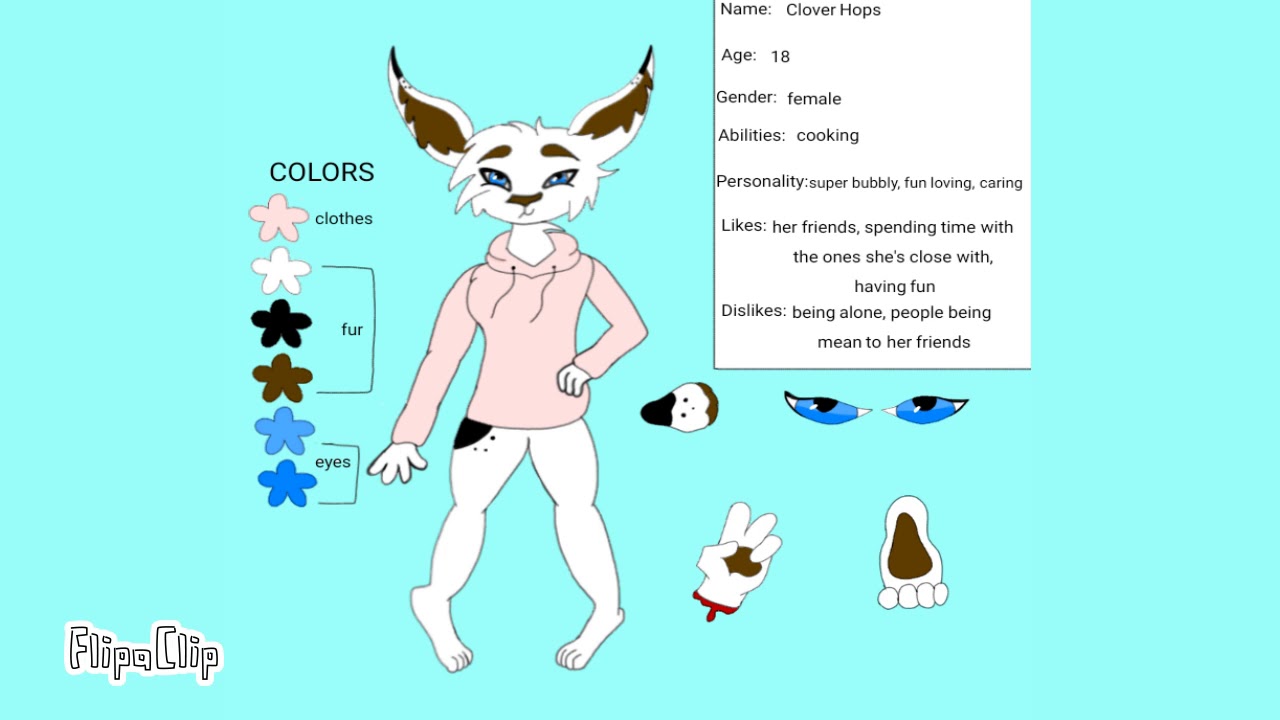 Clover's ref sheet (for Foxet 1111)
