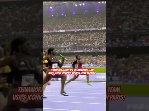 Teamwork Makes the Dream Work: Team USA’s Women’s 4x100m Gold Relay in Paris!