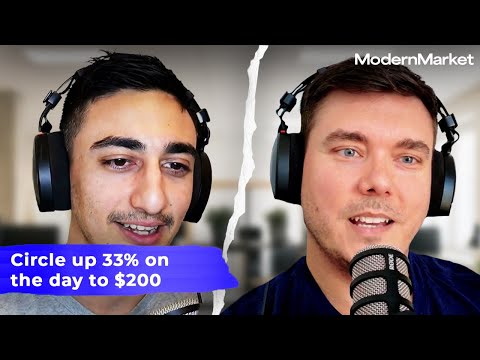 Circle skyrockets to $200 up 33% on the day