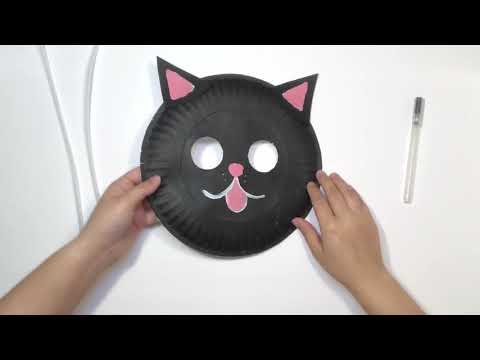 Paper Plate Masks - Project of the Month - October