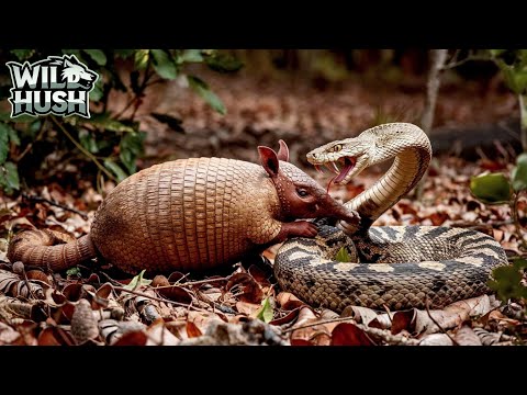this stupid snake attacked armadillo😨❌look what happened‼️