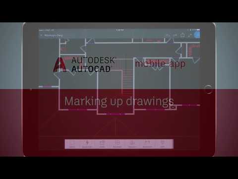 How to Markup Drawings in AutoCAD mobile app