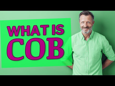 Cob | Definition of cob