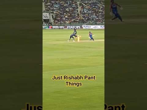 Rishabh Pant loses control of bat #shorts #ipl2024