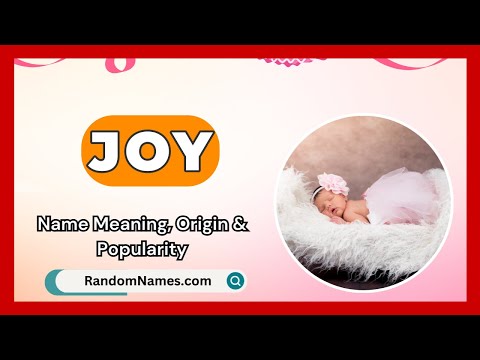 Joy - Baby Girl Name Meaning, Origin & Popularity - RandomNames.com