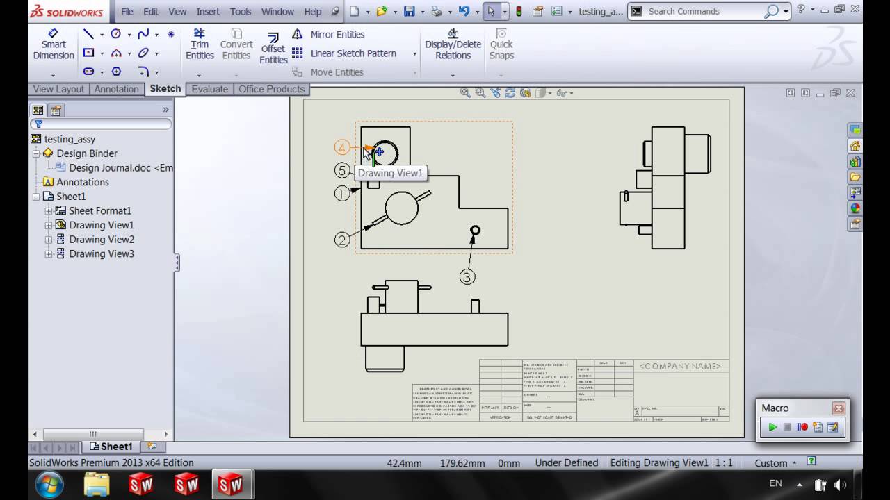 SolidWorks API: Write a powerful macro from scratch