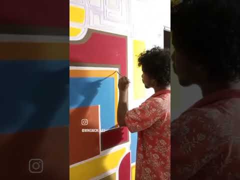 wall painting work for music studio #art #artwork #graffiti #wallpainting#mural#music #musicstudio