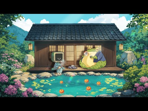 Japanese Garden Lofi β Chill with πΈπΊ β Aesthetic Lofi