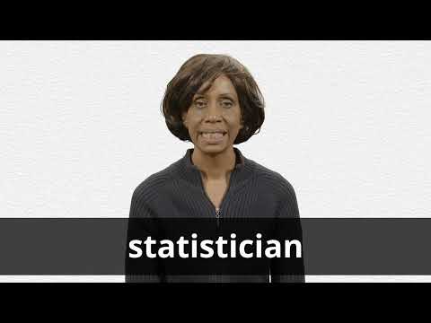 How to pronounce STATISTICIAN in American English