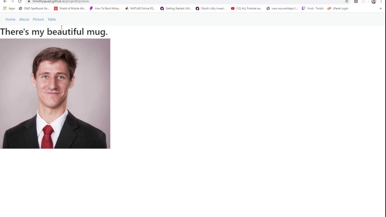CS50 Web Development with Python & Javascript project0 Submission