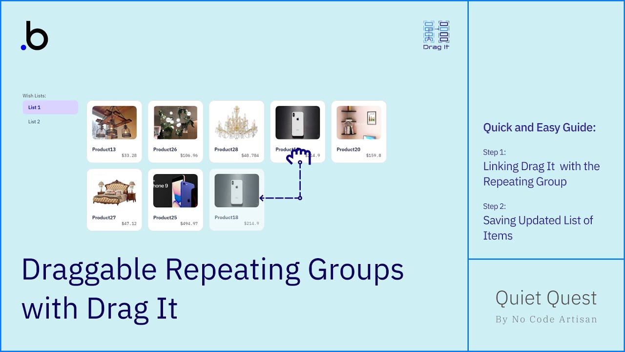 [New Plugin] Drag It - Enhance Your Repeating Groups with Drag-and-Drop Functionality: Rearrange ...