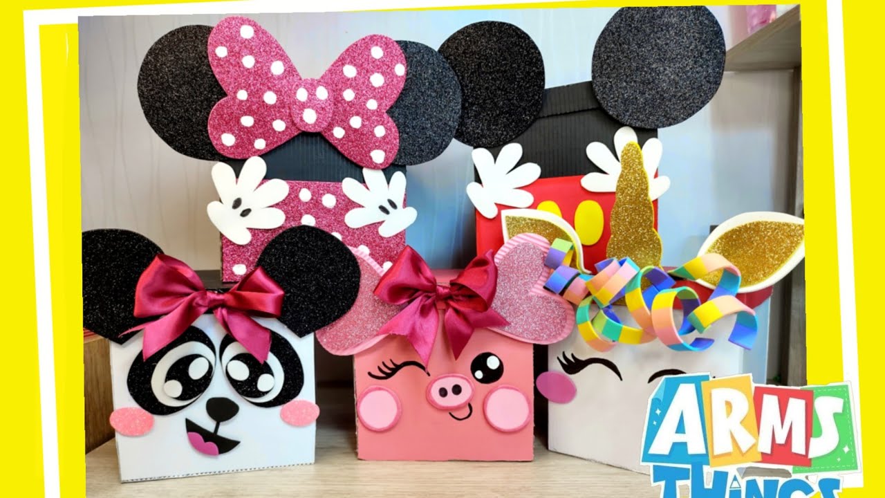 DIY: Decorated Boxes // easy and cheap GIFT ideas ❤️🧡💛💚💙💜