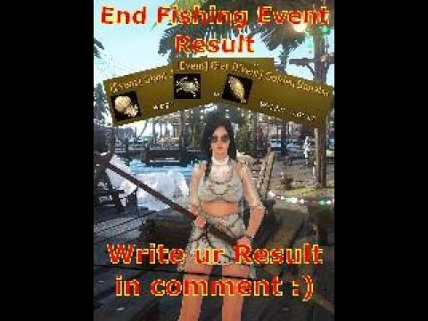 Result from Fishing Event #bdo #gaming #fishing #terrmianbeach