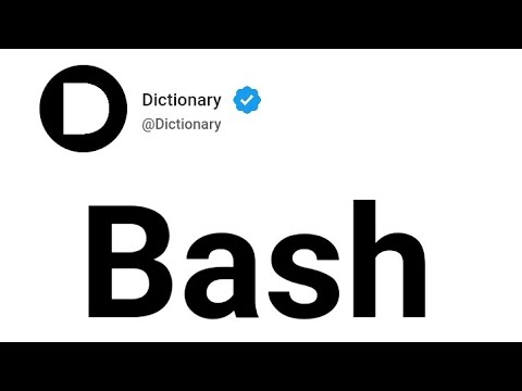 Bash Meaning In English