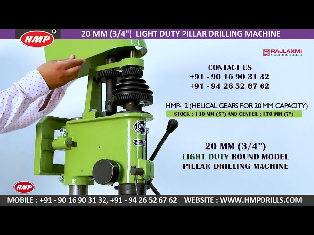 Pillar Drilling Machines - HMP-03 13mm Chuck Type Pillar Drill Machine ...