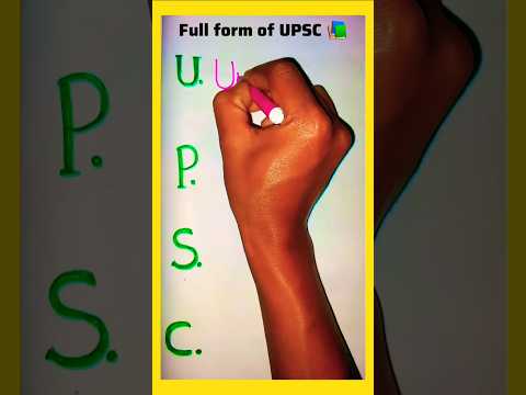 Full form of UPSC 📚#sushila_educational #fullform #shorts #youtube
