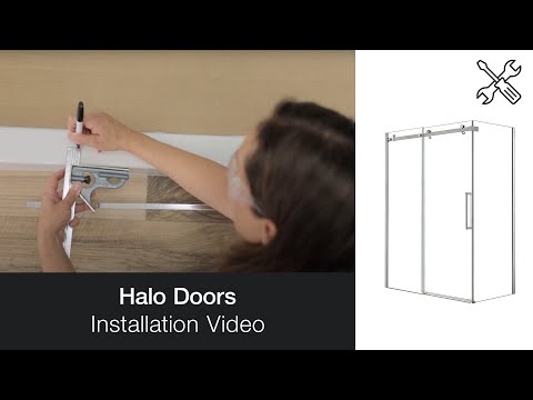 MAAX Halo Shower Door Installation