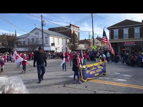 Greencastle-Antrim Middle School Band and Guard Christmas Parade 2019
