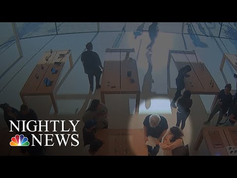 $30,000 Worth Of Apple Products Stolen From Bay Area Store | NBC Nightly News