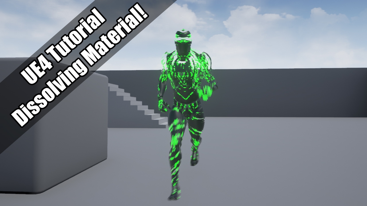 UE4 - Tutorial - Dissolve Material!
