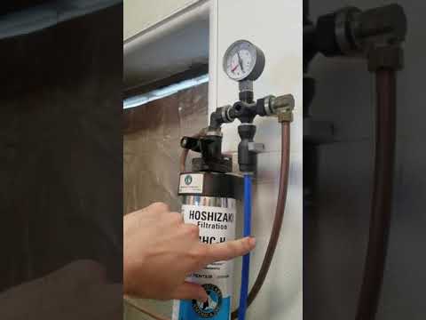 Replacing hoshizaki ice machine 4HC-H filter