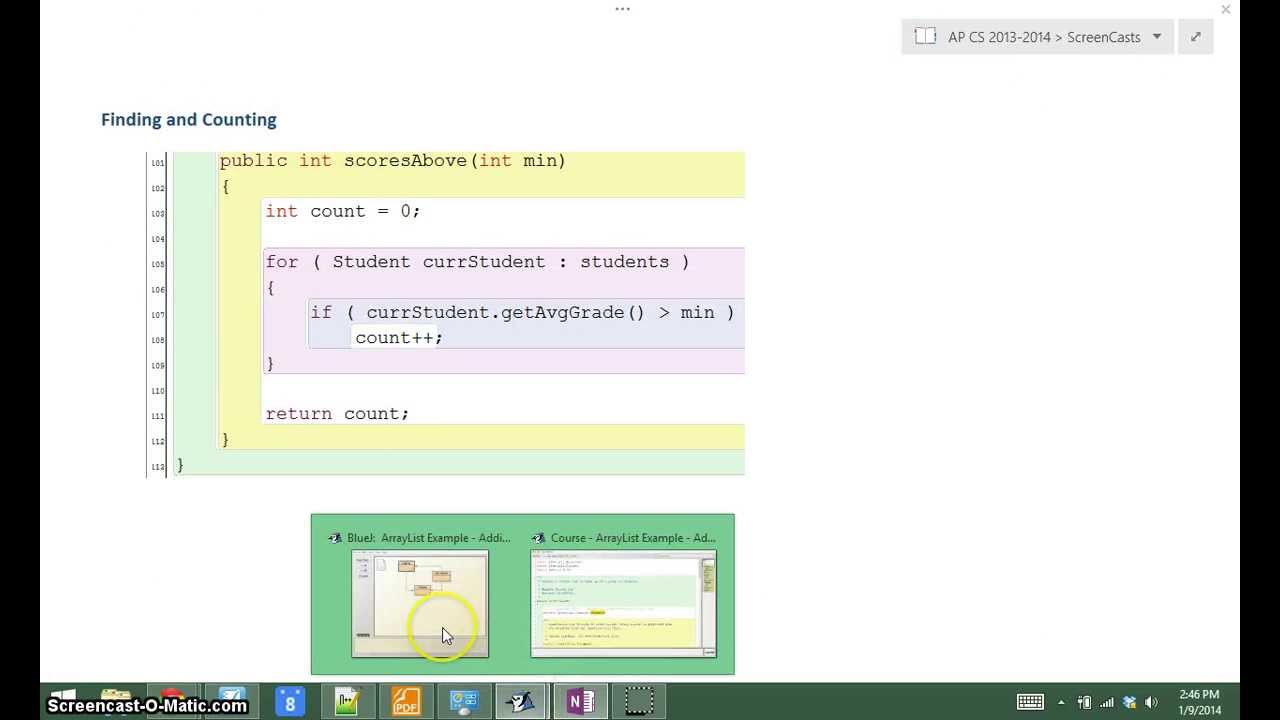 ArrayLists: Adding and Removing Elements