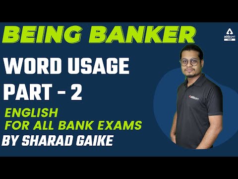 Being Banker | English Grammar | Word Usage | Bank Exams | Part #2