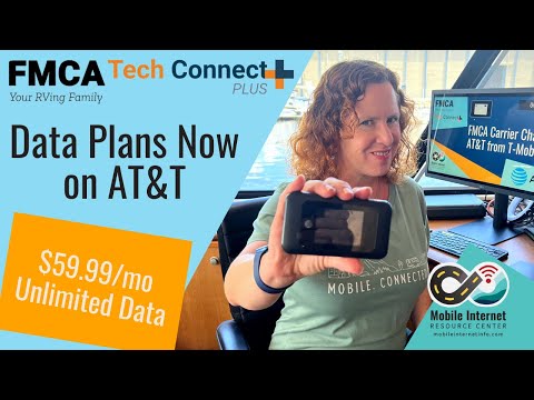 FMCA Tech Connect+ AT&T Plan: $59.99/mo Unlimited Data - No More T-Mobile