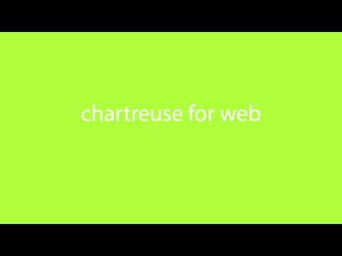 How to pronounce chartreuse for web [all colours]