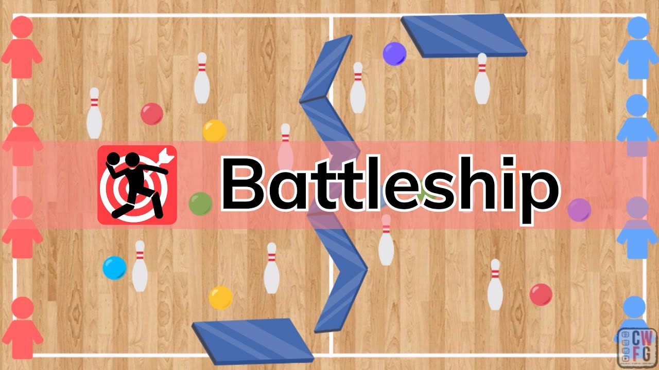 Battleship! [Physical Education | Phys Ed | Throwing | Catching | Teamwork | Strategy]