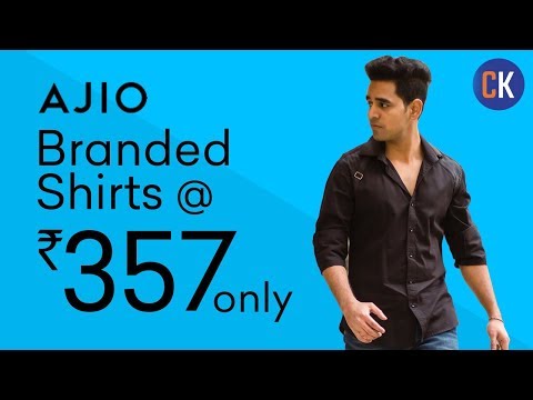 Ajio Offers to Buy Branded Shirts Online at Cheap Price (Hindi)