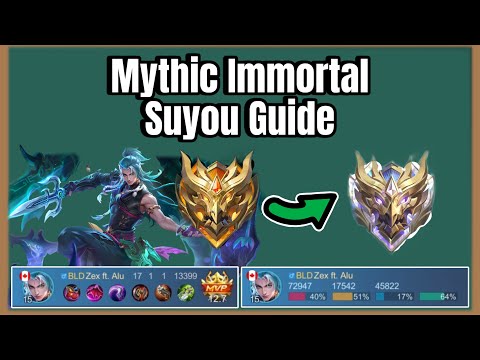 The Only Suyou Guide You Need To Reach Mythic Immortal | Mobile Legends