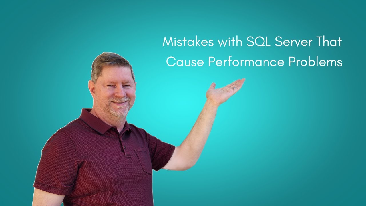 Typical Mistakes with SQL Server EXPLAINED (These are causing your performance issues)
