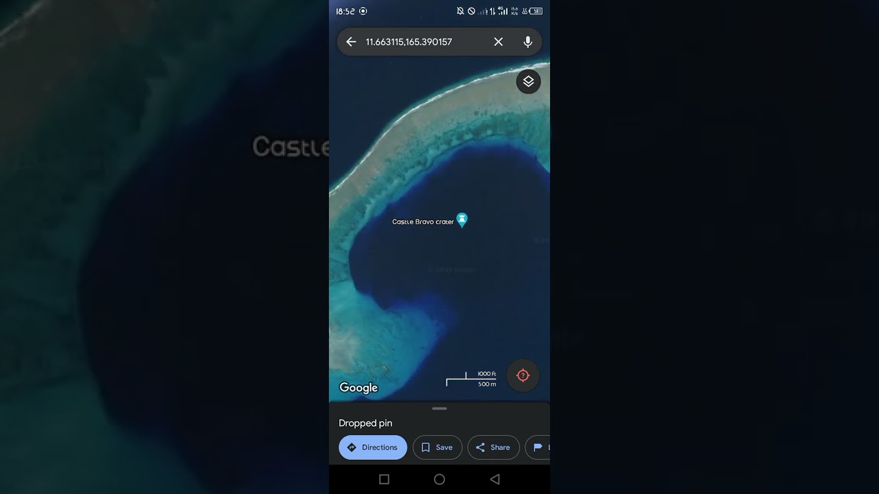 Actual Bikini Bottom Location on Google Maps #googlemaps #googleearth #geography #map #spongebob