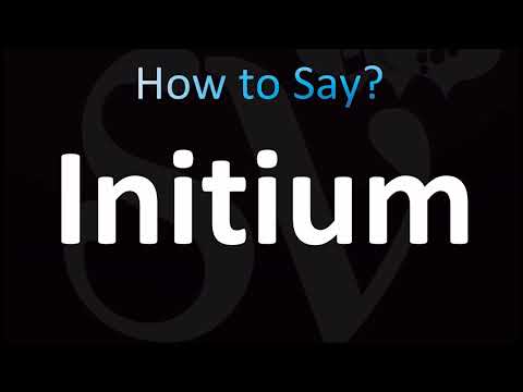 How to Pronounce Initium (CORRECTLY!)