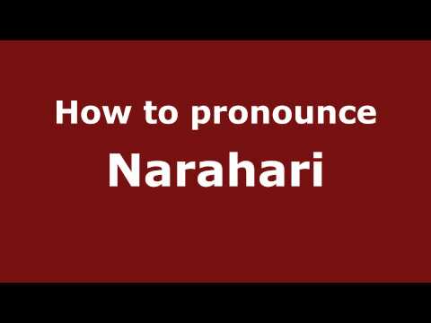 How to Pronounce Narahari - PronounceNames.com