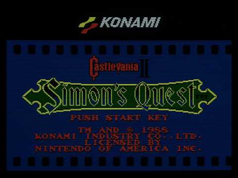 Castlevania II: Simon's Quest Intro (NES) - Sony BVM-A32 (Reference CRT Monitor)
