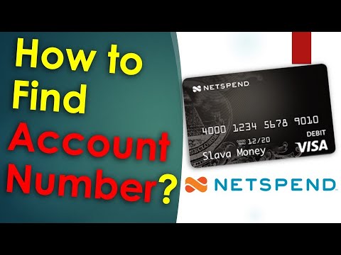 How to find Netspend Account Number and Routing Number?