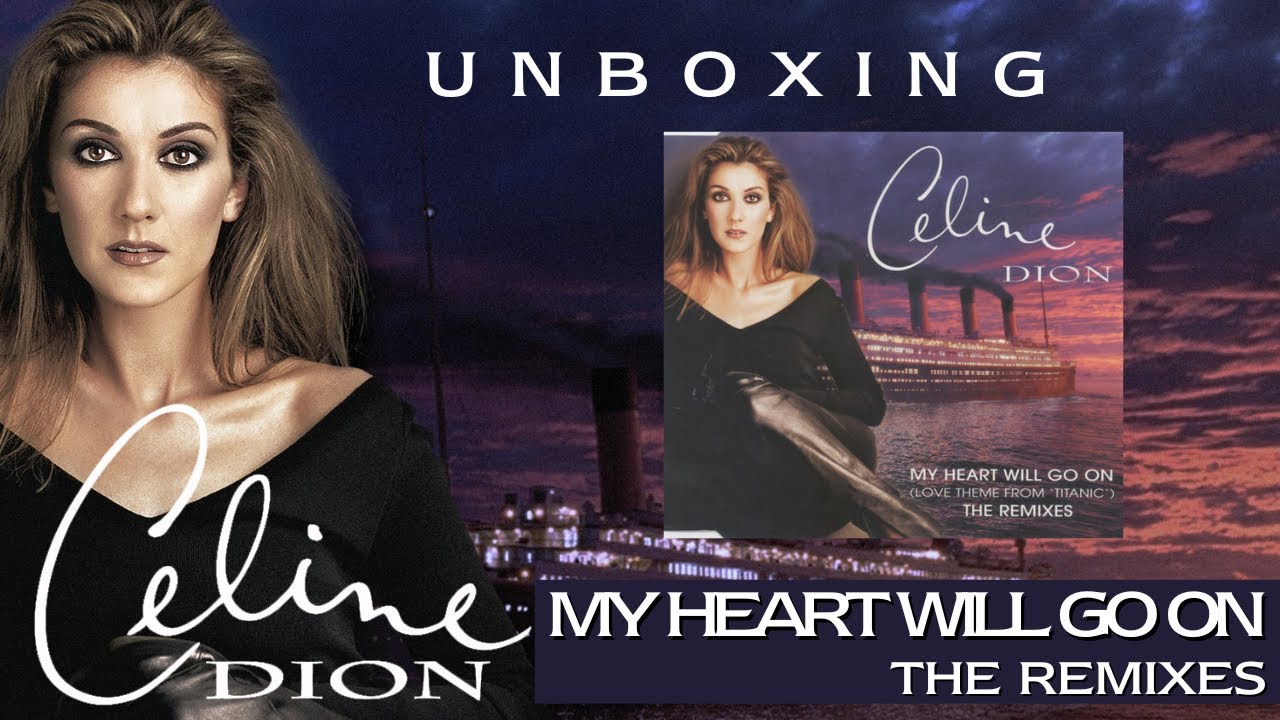 Celine Dion My Heart Will Go On the Remixes (CD Single) Unboxing