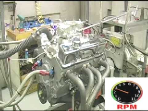 Dart 372ci SHP Motor Dyno Test