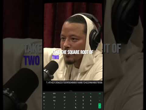 Hey Pull Out Your Calculator_ Terence Howard SHOCKS Joe Rogan with the square root of 2 #shorts