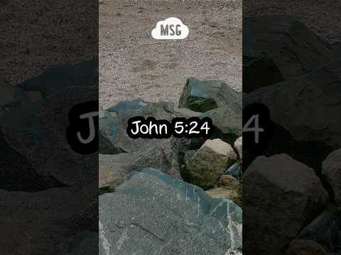 A Bible verse about Jesus Christ ✝️ John 5:24
