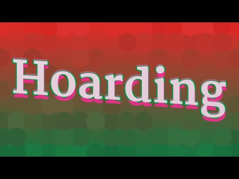 HOARDING pronunciation • How to pronounce HOARDING