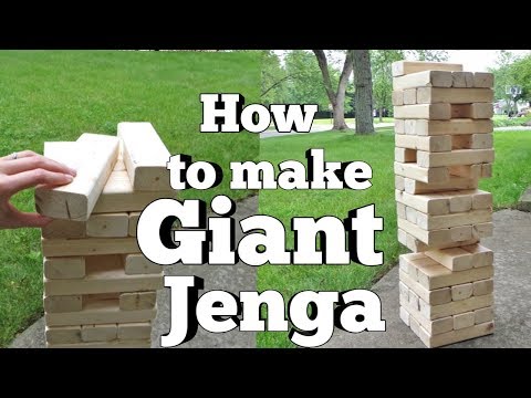 How To Make A Giant Jenga Set
