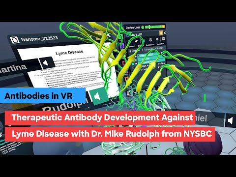 Antibodies in VR: Therapeutic Antibodies Against Lyme Disease w/ Dr. Mike Rudolph - NYSBC