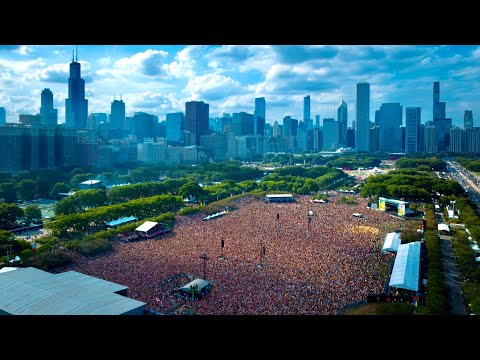Lollapalooza 2024 from the Sky
