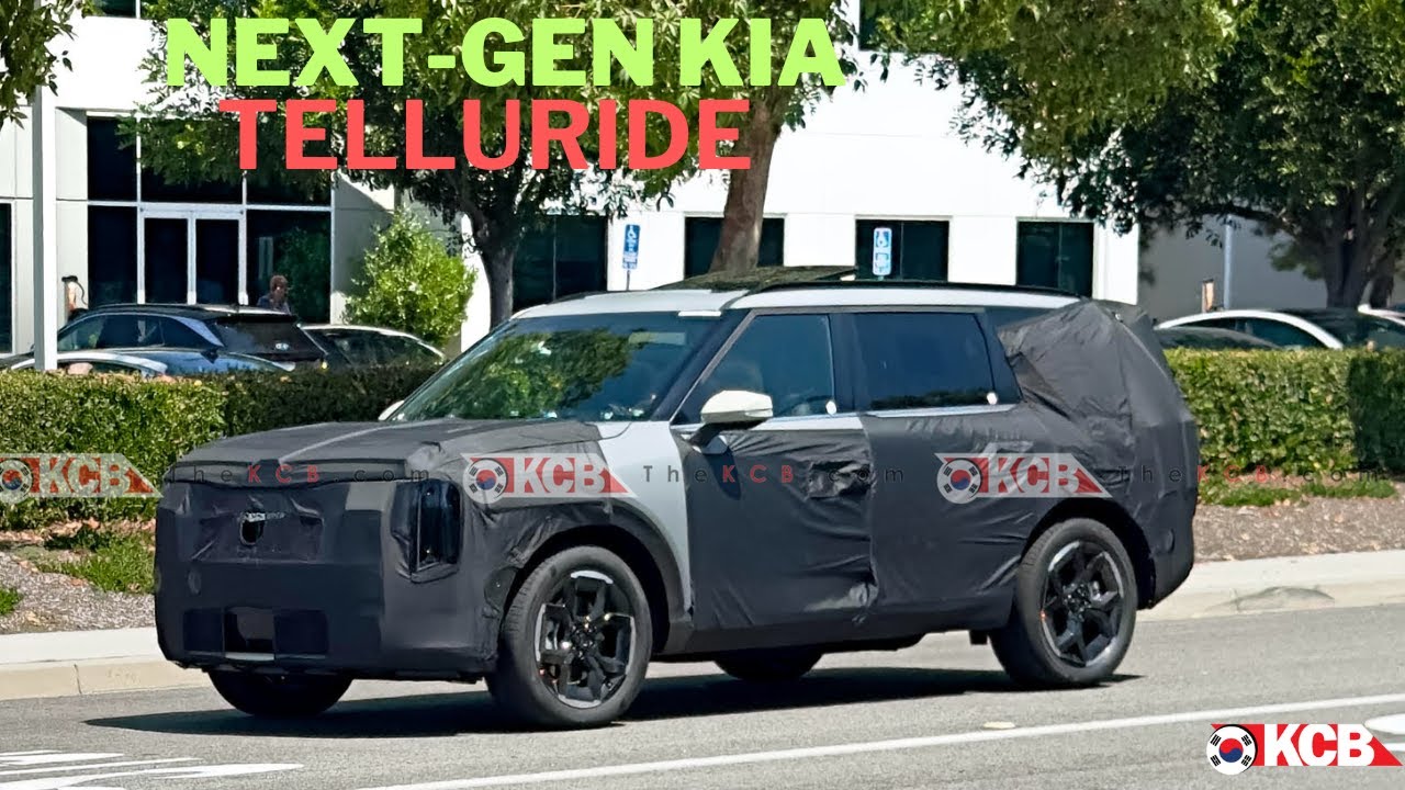 Next-Gen KIA Telluride Spied in California